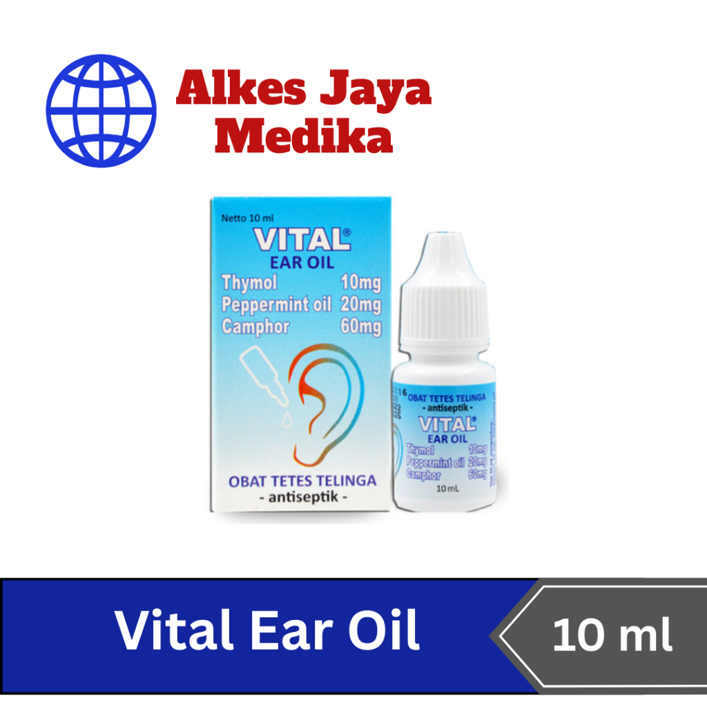 Jual Vital Ear Oil 10 ml - Obat Tetes Telinga | Shopee Indonesia