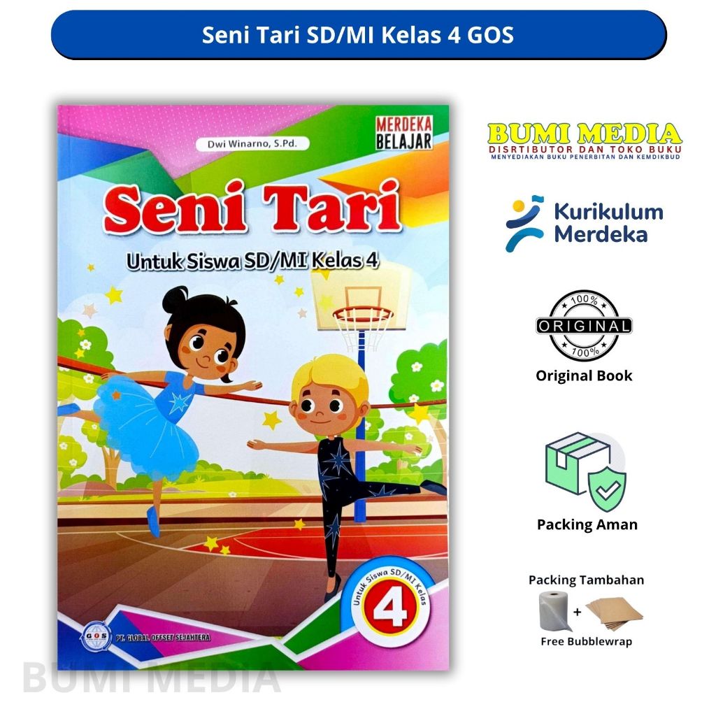 Jual Buku Seni Tari SD/MI Kelas 4 Kurikulum Merdeka GLOBAL OFFSET SEJAHTERA (GOS) | Shopee Indonesia