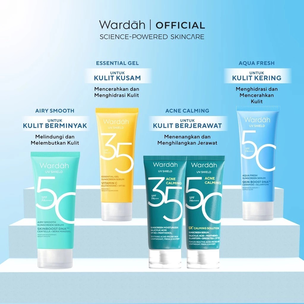 Jual WARDAH Sunscreen Wardah UV Shield Hydrating Sunscreen Acne ...