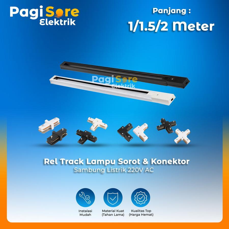 Jual Rell Track Lampu Sorot Rel Spotlight 01/1.5/2 Meter | Shopee Indonesia