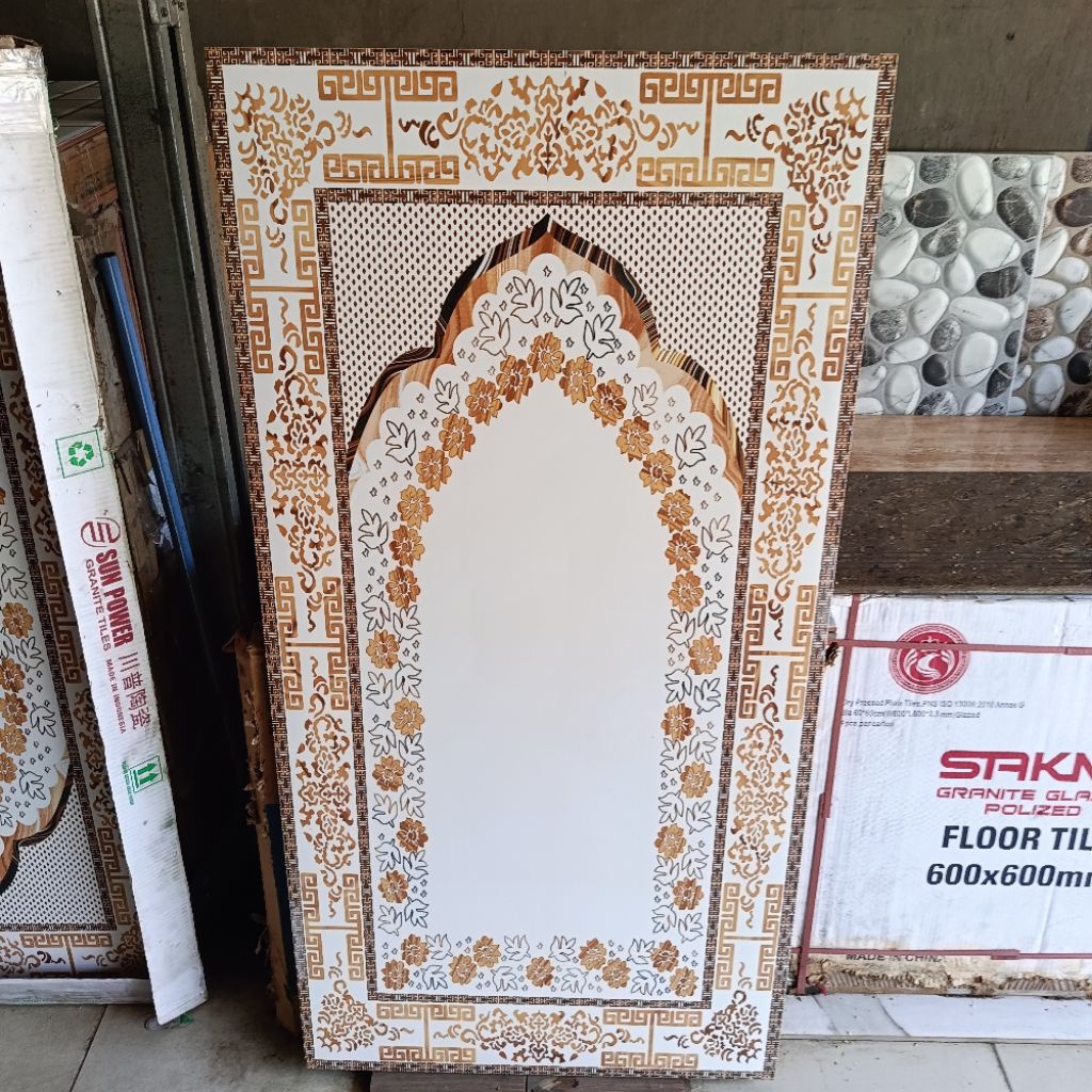 Jual Granit lantai 60x120 motif sejadah malda Bruno sunpower | Shopee ...