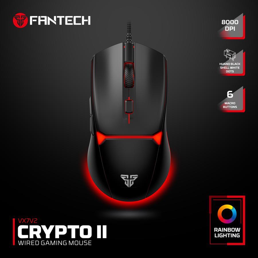 Jual Fantech CRYPTO II VX7 V2 Gaming Mouse With Macro RGB Light - VX7V2 ...