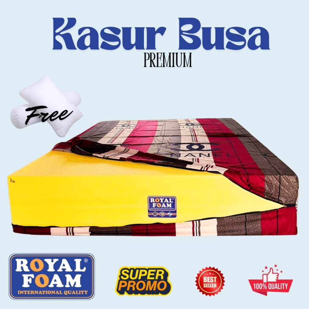 Jual Kasur Busa ROYAL FOAM Empuk Kenyal Dengan Desain Modern Tebal 20 ...
