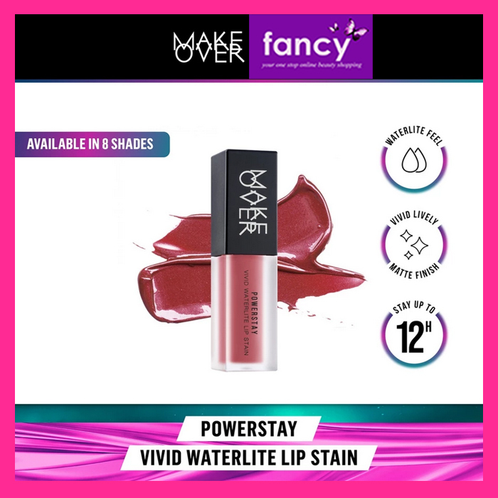 Jual MAKE OVER Powerstay Vivid Waterlite Lip Stain | Lip Tint Tahan Lama Ringan Watery Base ...