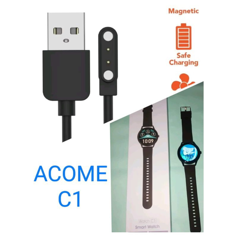 Jual kabel jam ACOME C1 Smart watch Kabel Charger Smartwatch Acome C1 ...