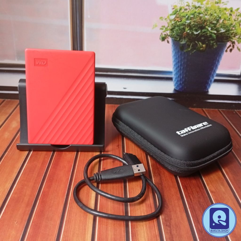 Jual HDD Harddisk Hardisk External WD My Passport 2TB Merah Garansi On ...