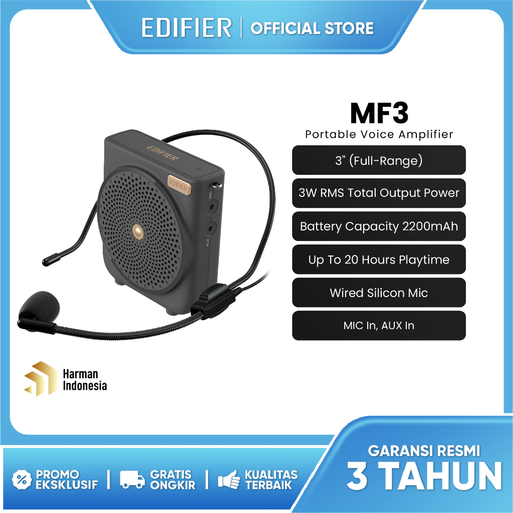 Jual EDIFIER MF3 Portable Voice Amplifier | Shopee Indonesia