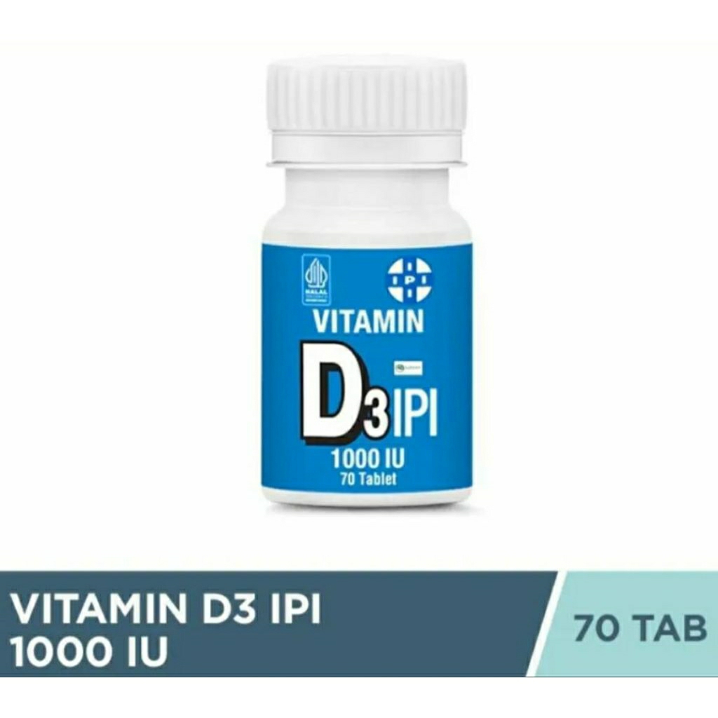 Jual IPI VITAMIN D3 1000 IU [70 Tablet] | Shopee Indonesia
