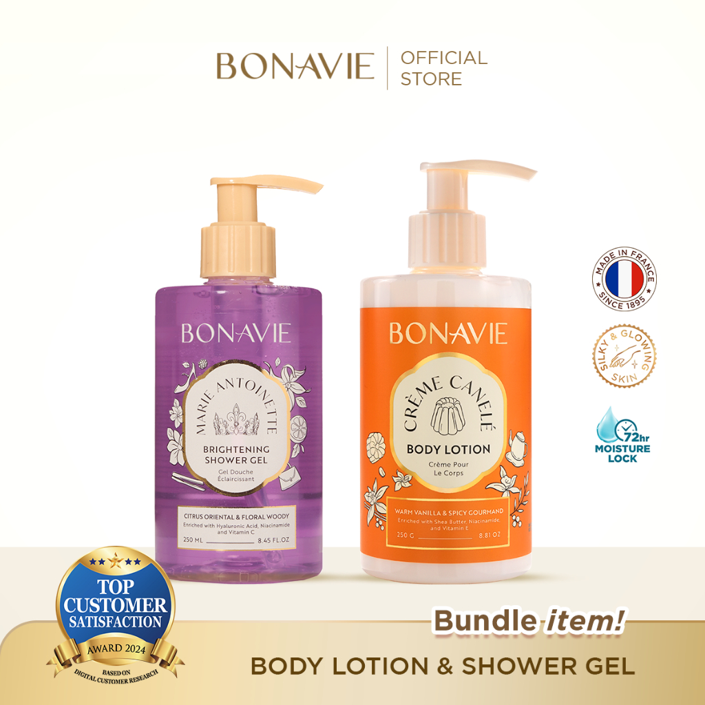 Jual Bonavie Bundle 2pcs Lotion & Shower Gel - Wangi Tahan Lama ...