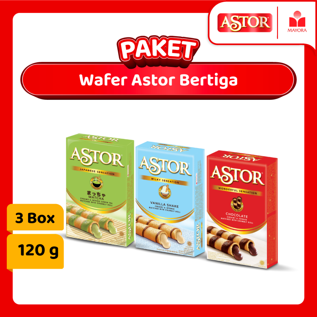 Jual Paket Astor Rasa Bertiga @40gr | Shopee Indonesia