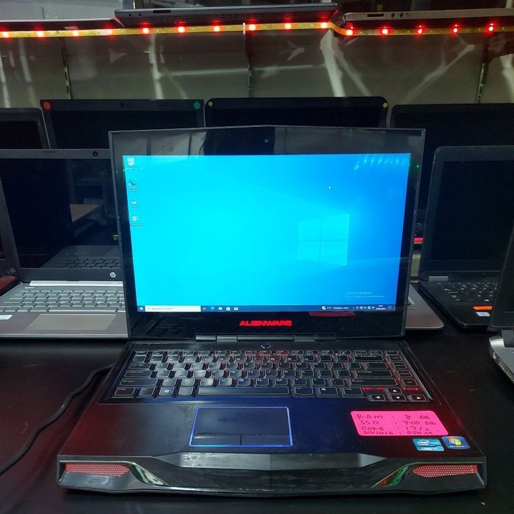Jual Laptop Alienware M14xR2 core i7-3610QM Nvidia Geforce GT 650M Ram ...