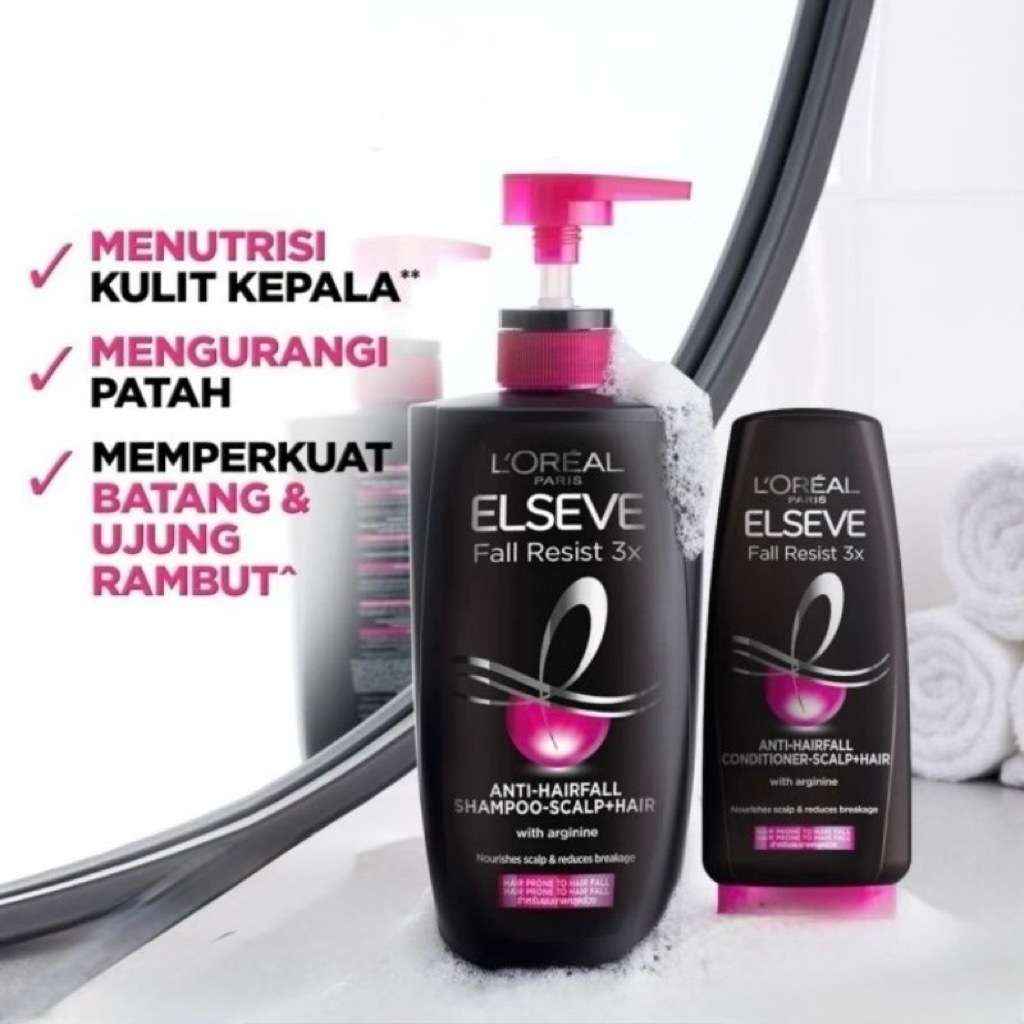 Jual ORIGINAL| L’OREAL PARIS ELSEVE ANTI HAIRFALL SHAMPOO & CONDITIONER ...