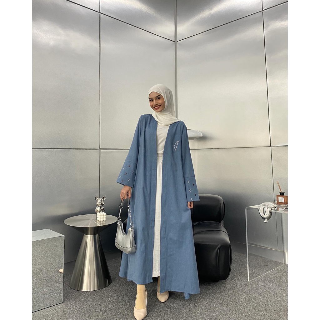 Jual Outer Abaya Palestine Premium (NO PO) / Blazer Hijab Style ...