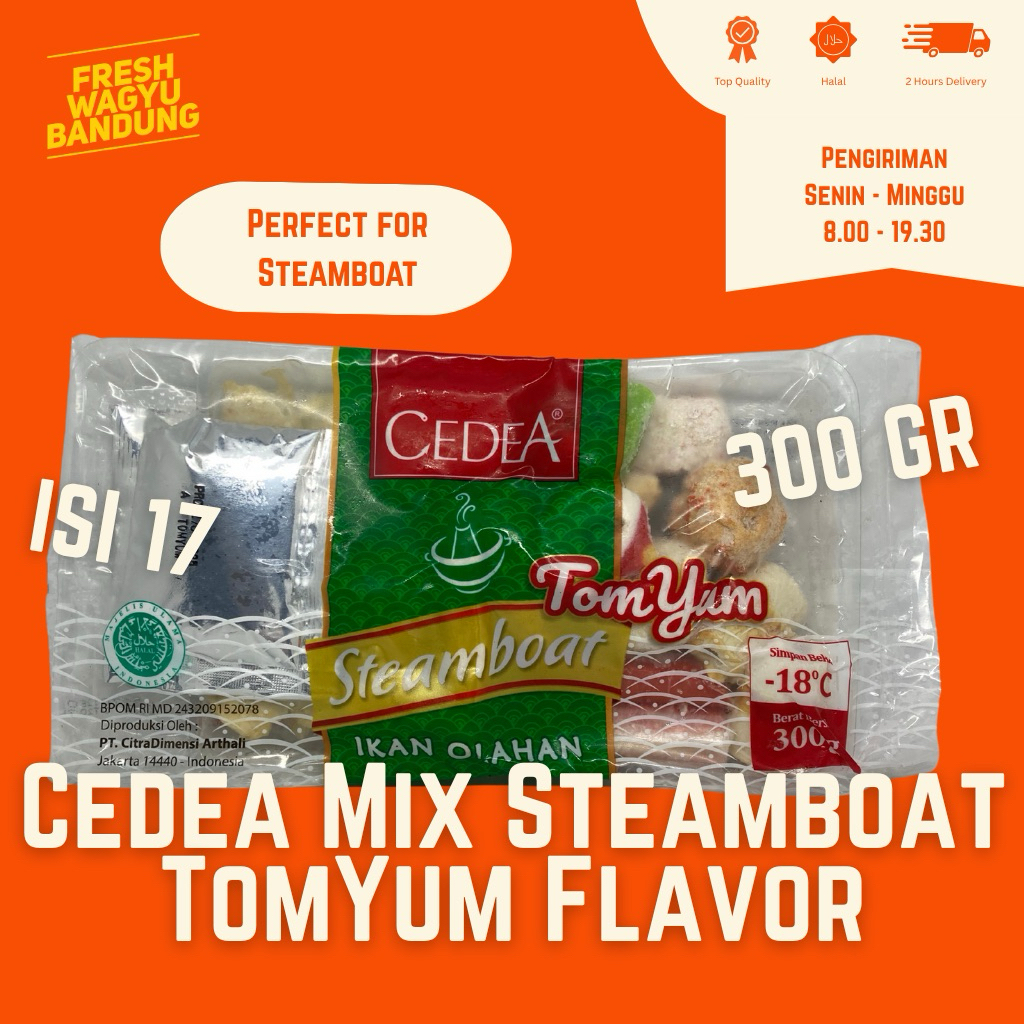 Jual CEDEA PAKET MIX STEAMBOAT SET 300G DENGAN BUMBU TOMYAM TOM YUM ...