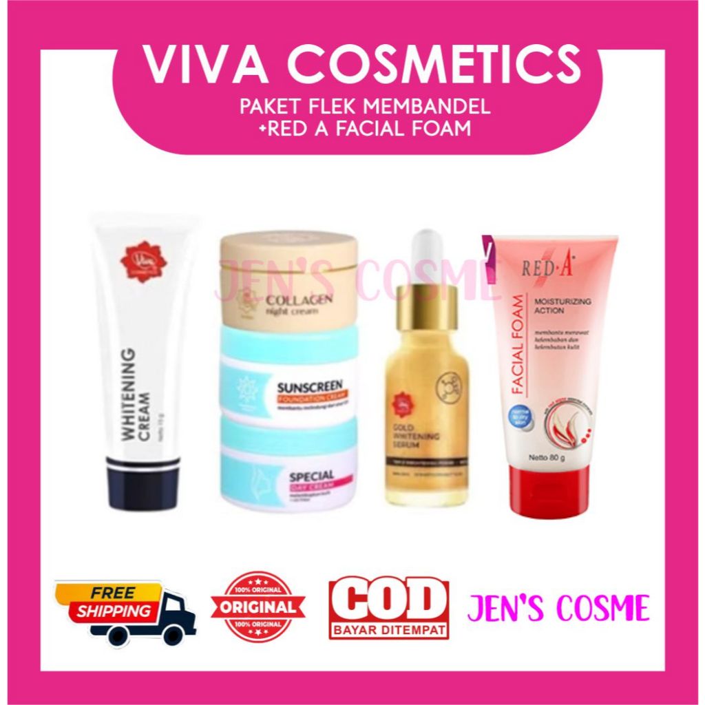 Jual ( Dapat 6 ) VIVA Skincare 1 Paket Lengkap Flek Hitam I Bruntusan I ...