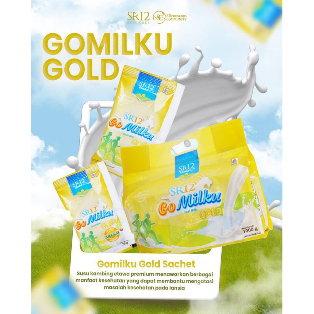 Jual Gomilku Gold Sachet Susu Kambing untuk lansia (10sachet) | Shopee ...