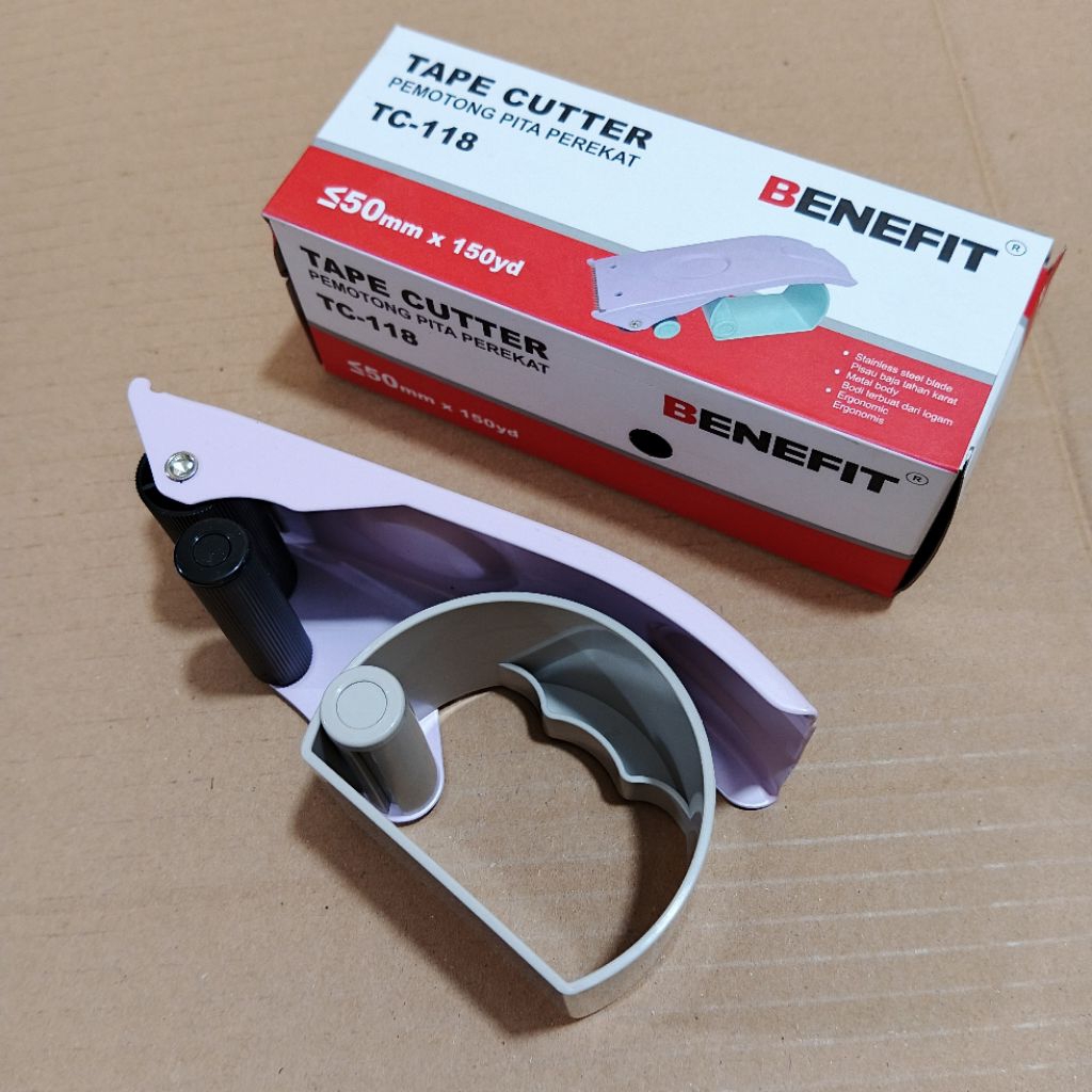 Jual Tape Cutter 2 Inch Benefit PASTEL ( Kualitas Bagus ) | Shopee ...