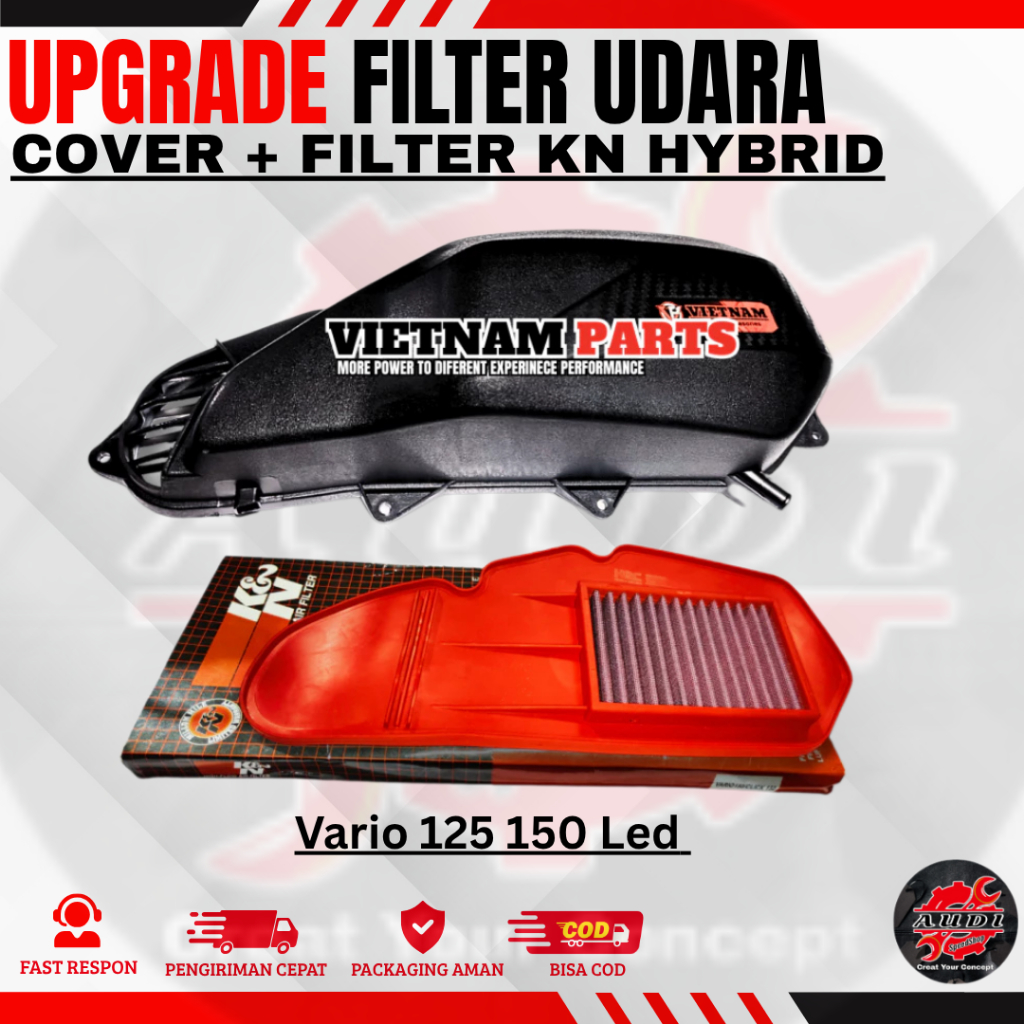 Jual FILTER KN HYBRID VARIO 125 150 FILTER KN VARIO LED UPGRADE FILTER ...