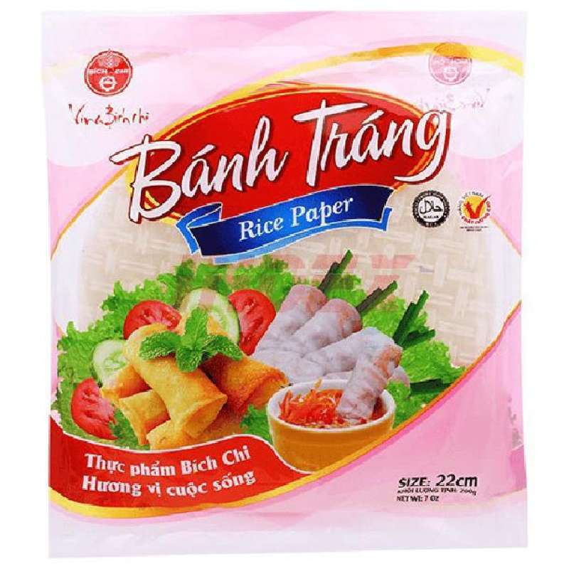 Jual Banh Trang Rice Paper size 22 cm- Netto 200 gr | Shopee Indonesia