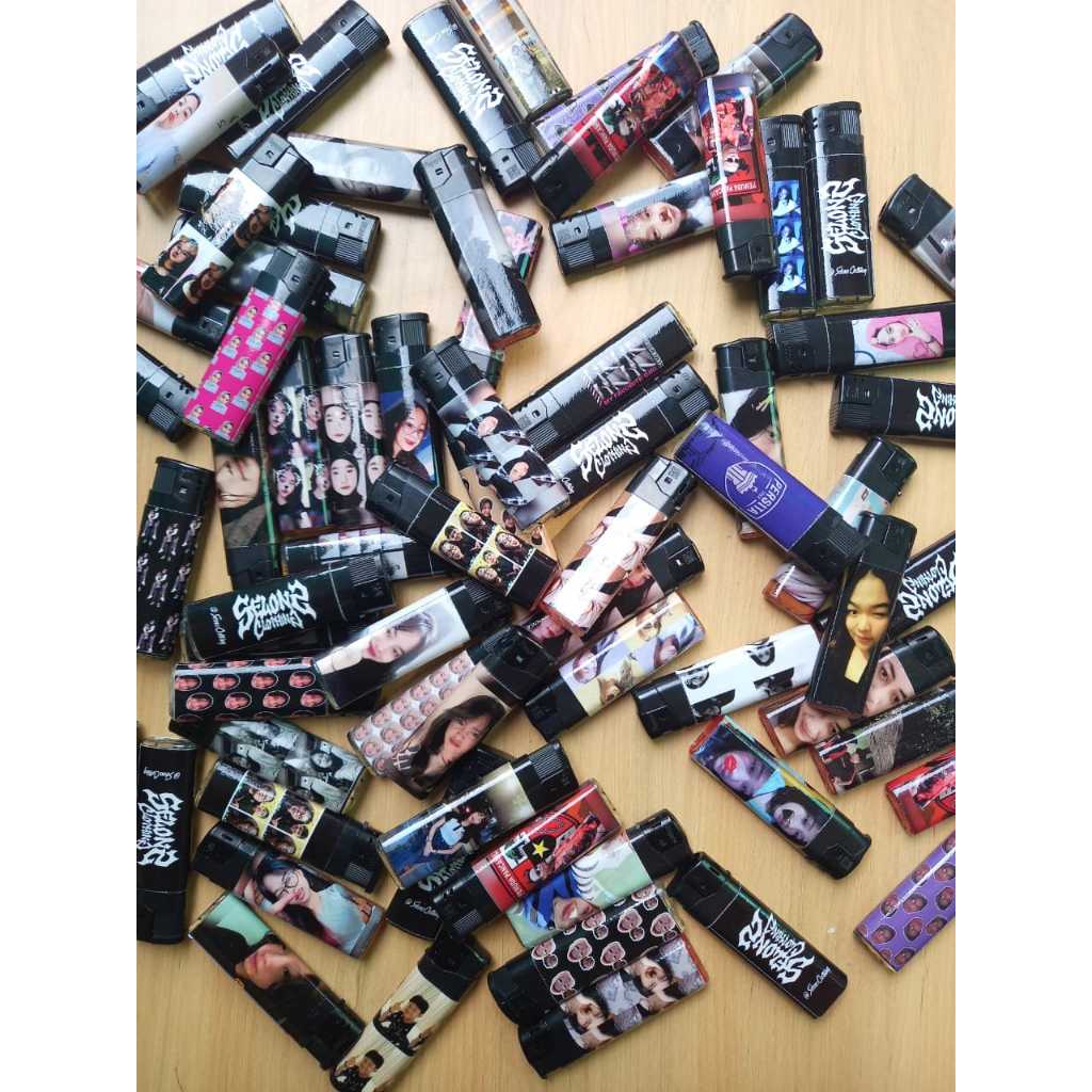 Jual NEW Korek Api Custom FOTO ulltramilk Logo Nama Aman Anti MALING ...