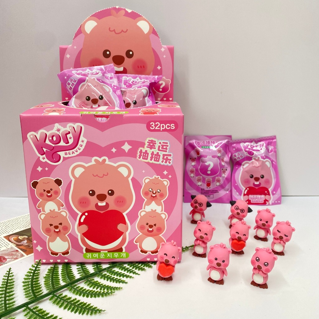 Jual PK180 ERASER BLIND BOX KARAKTER LOOPY & CAPYBARA | Shopee Indonesia