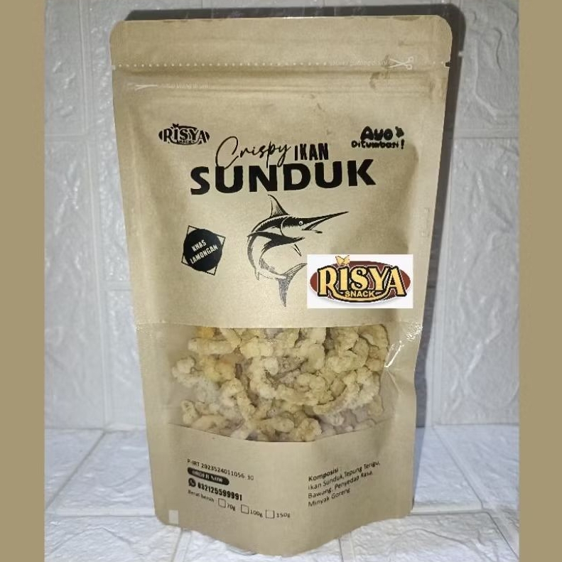 Jual Crispy Ikan Sunduk 100gr khas Lamongan oleh-oleh | Shopee Indonesia