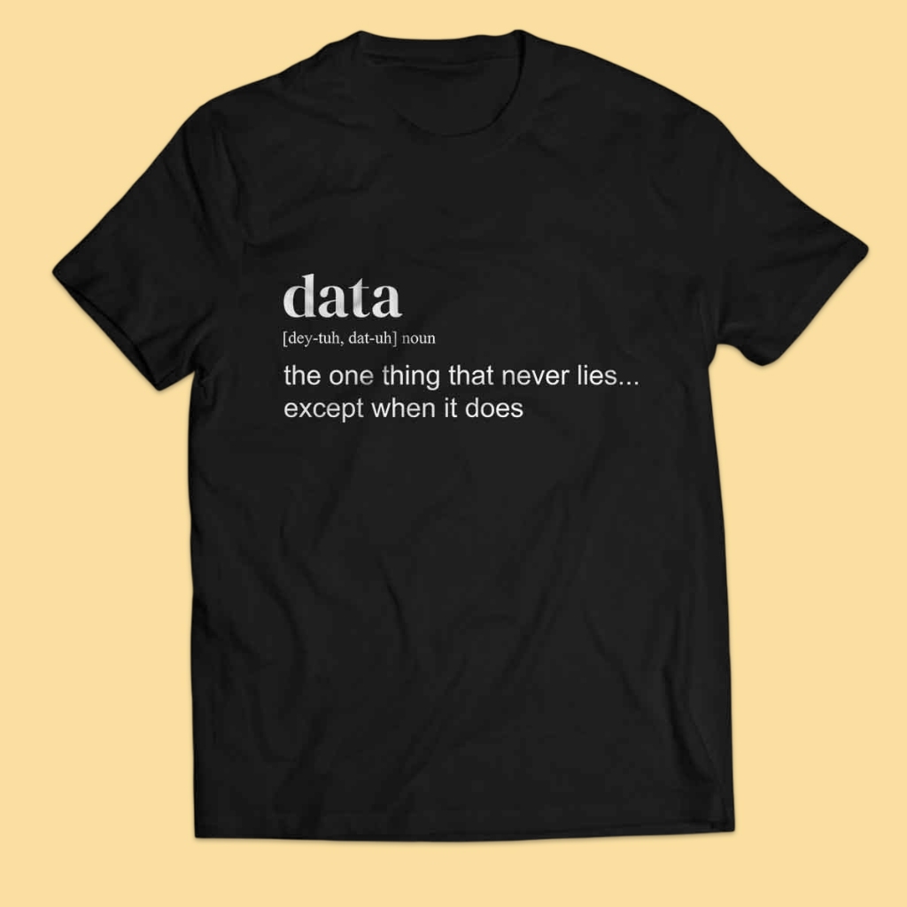 Jual Kaos Pria Engineer DATA NEVER LIES Dewasa Baju Atasan Unisex ...