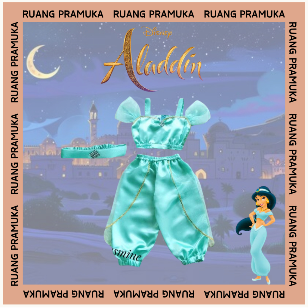 Jual Kostum Princess Jasmine Spesial Disney From Aladdin | Shopee Indonesia
