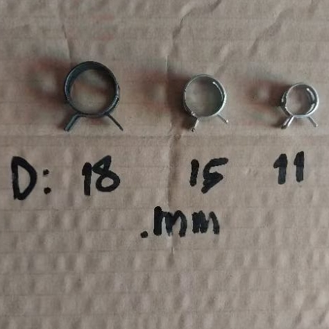 Jual klem selang radiator - kabel pipa plat uk 7/8 kleman gantung pipe ...