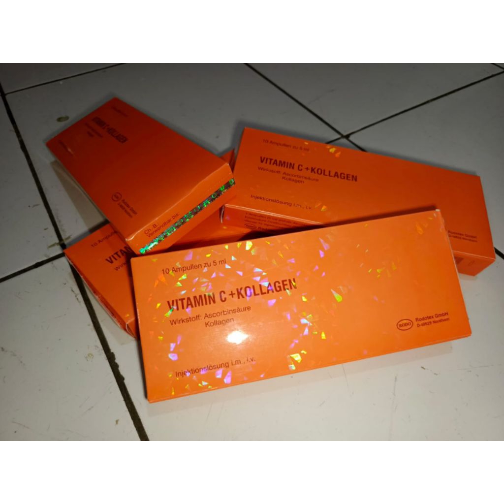 Jual 1 Box Vit C Oren/Merah isi 10 Ampul | Shopee Indonesia