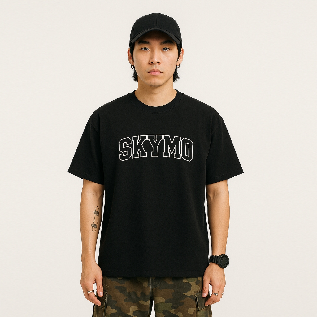 Jual Skymo Apparel Tshirt Universt Black On Black | Shopee Indonesia