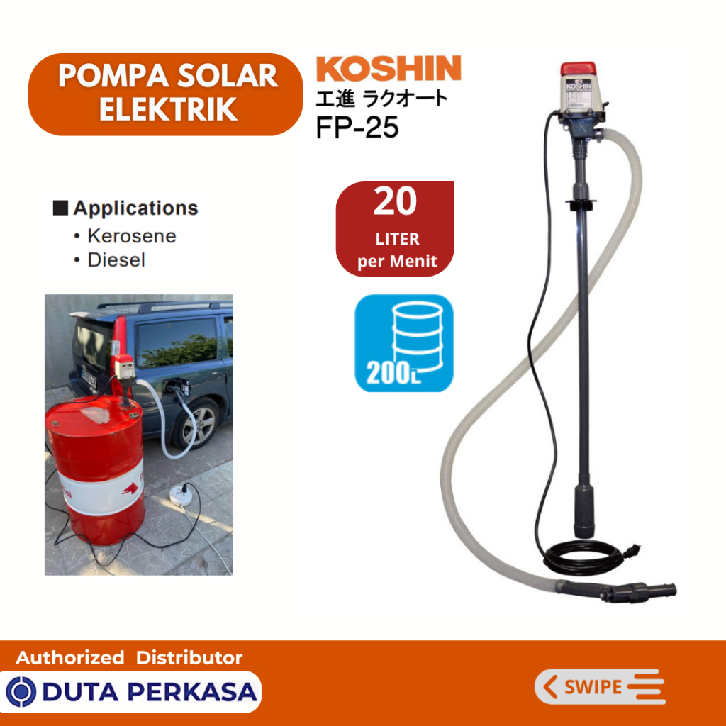 Jual Koshin FP 25 Pompa Solar Elektrik | Shopee Indonesia