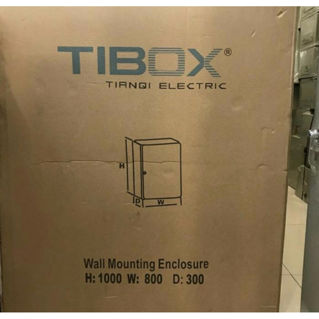 Jual box panel tibox 1000x800x300 ip66 box panel besi tibox ...