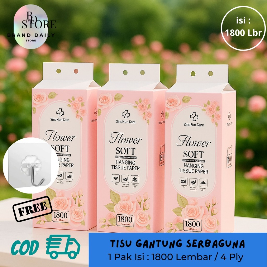 Jual Promo Tissue Murah Isi 1.800 Lembar Tissue Gantung Serbaguna ...