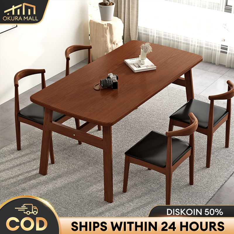 Jual Meja Makan Meja Makan Set 4 Kursi Meja Makan Kayu Meja Makan Minimalis Meja Belajar Meja ...