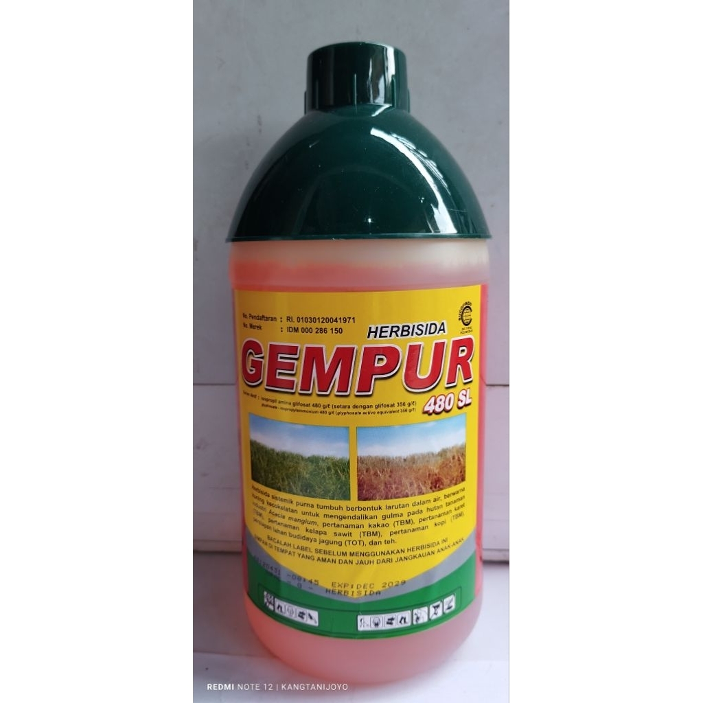 Jual HERBISIDA GEMPUR 1 Liter 480SL | Shopee Indonesia
