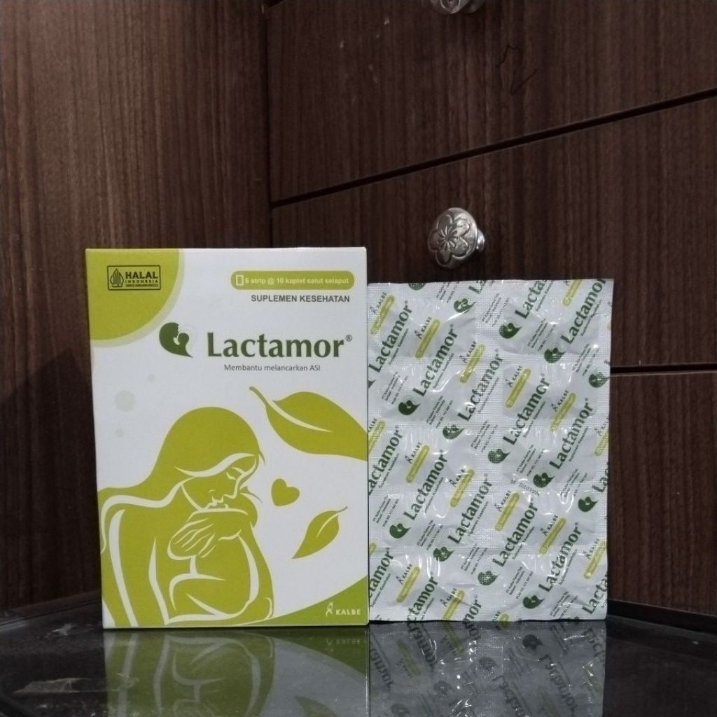 Jual Lactamor - Suplemen pelancar Asi ( 1 strip @10 kaplet salut ...