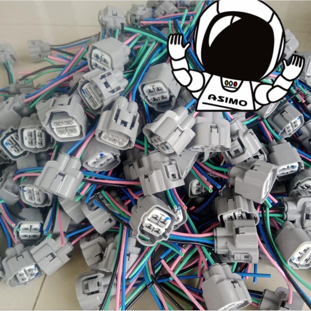 Jual soket pin 4 Universal Original kia hyundai BMW Chery proton wuling ...