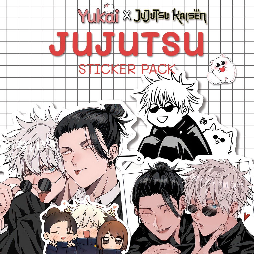 Jual Stiker Satoru Gojo Jujutsu Kaisen Premium - Sticker Pack Anime ...