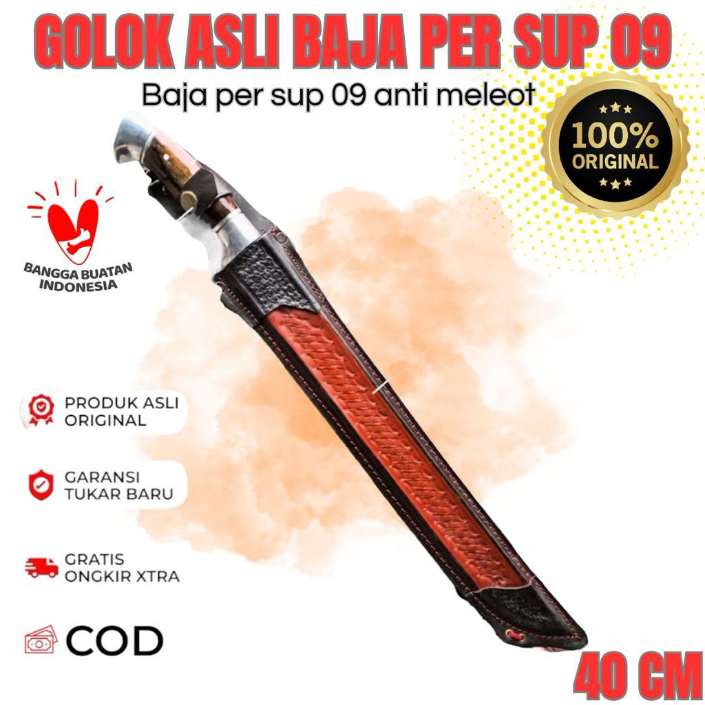 Jual Golok Baja Asli Per Sup 09 | Golok Untuk Sembelih Dan Berkebun ...