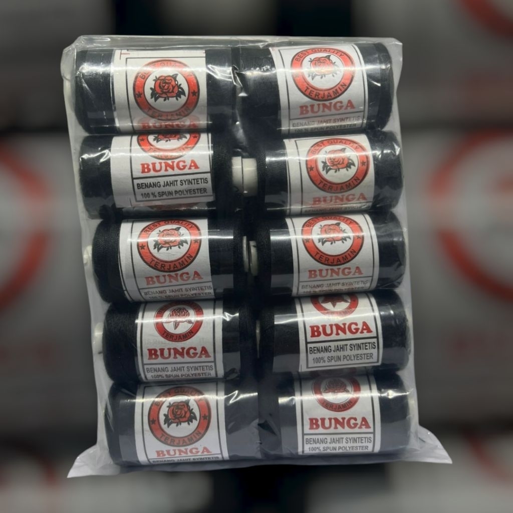 Jual Benang 20/2 Benang Jeans Isi 1 Pack Banyak Pilihan warna 500 Yard ...