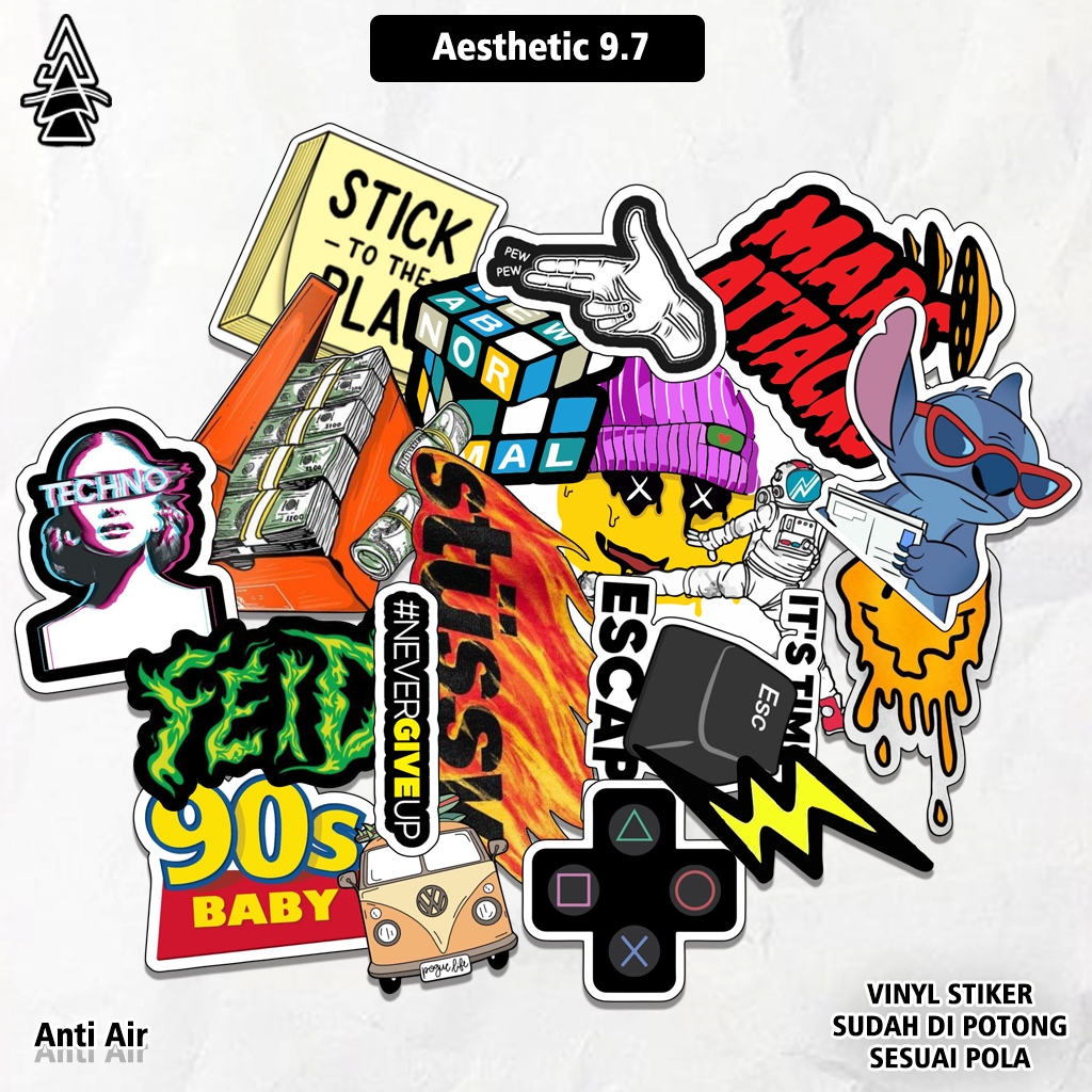 Jual Sticker Hypebeast Vinyl Aesthetic - Anti Air - Sudah Dicutting ...