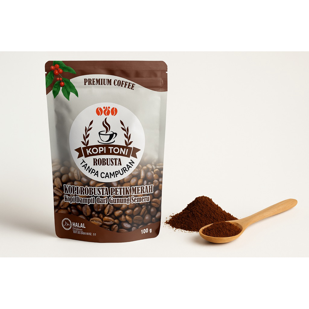 Jual Kopi robusta Premium Bubuk 100 gram Tanpa Campuran asli dari ...