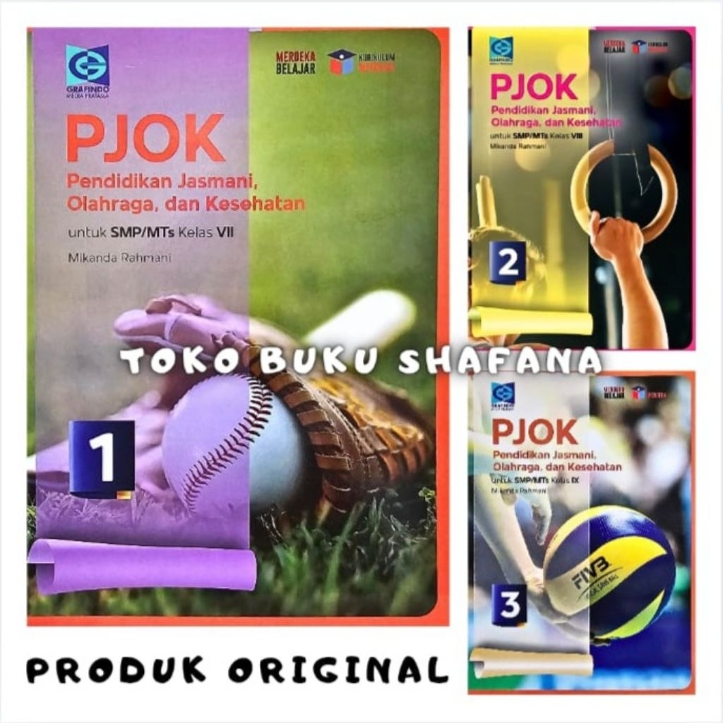 Jual Buku PJOK SMP Kelas 7 8 9 / 1 2 3 Grafindo Kurikulum Merdeka Original - Penjasorkes ...