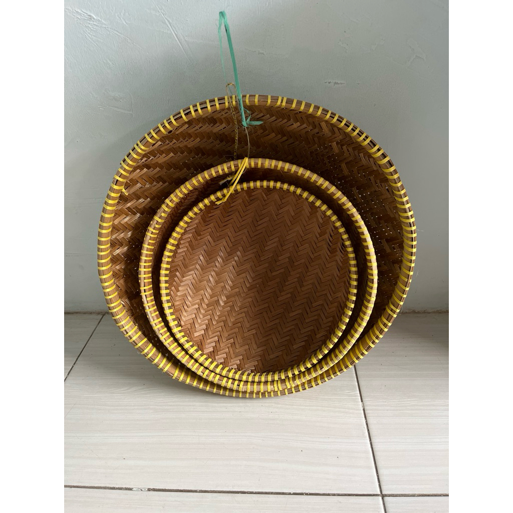 Jual Kalo Nyiru Bambu Saringan Peniris Tradisional | Shopee Indonesia