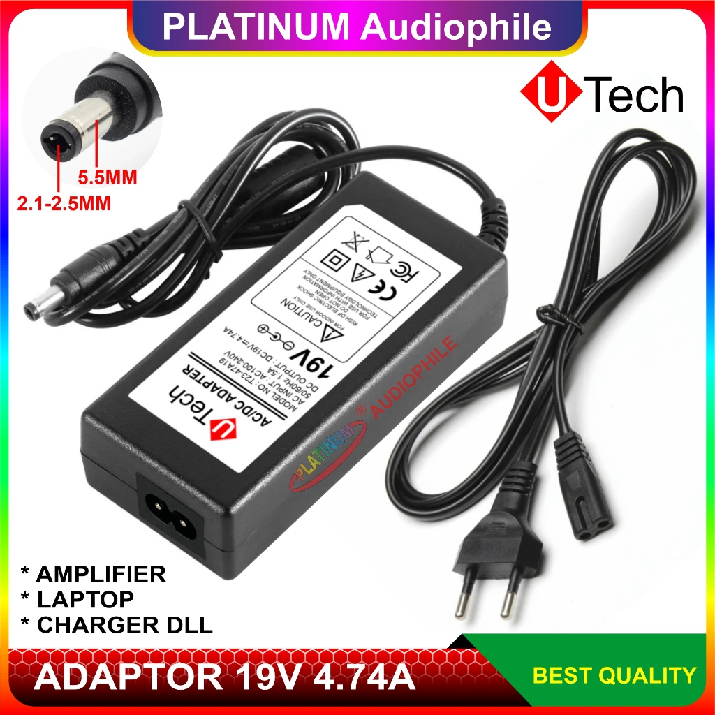Jual ADAPTOR 19V 4.74A AC/DC ADAPTER 19V 5.25A CHARGER LAPTOP MEDIA ...
