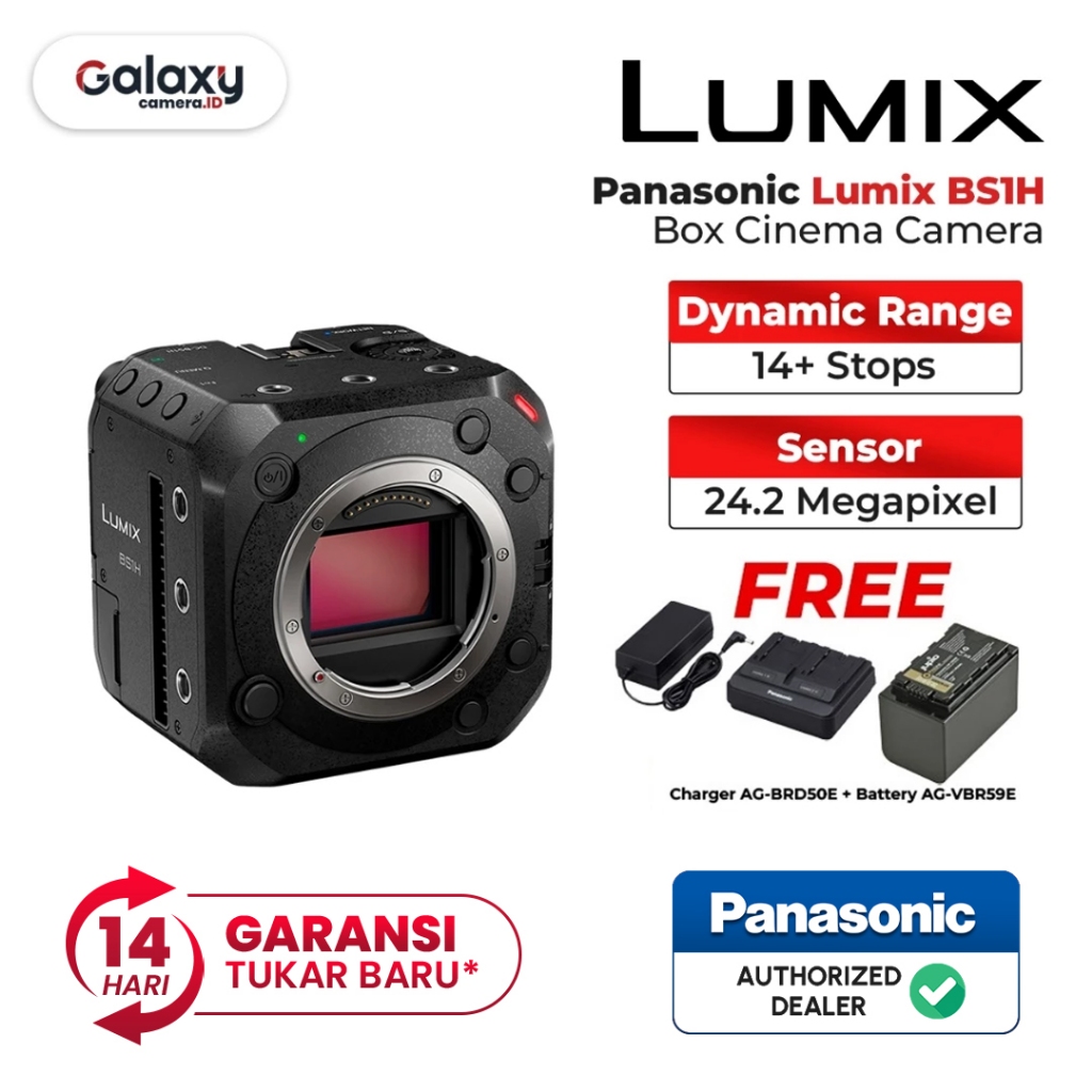 Jual Panasonic Lumix BS1H FullFrame Cinema Camera Box Style DC-BS1H ...