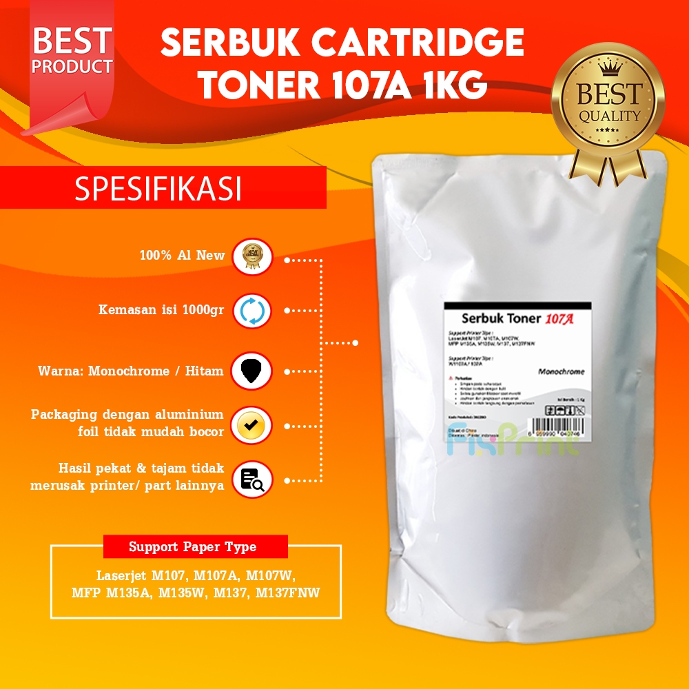 Jual Serbuk Toner HP 107A Compatible Refill Cartridge Printer M107A ...