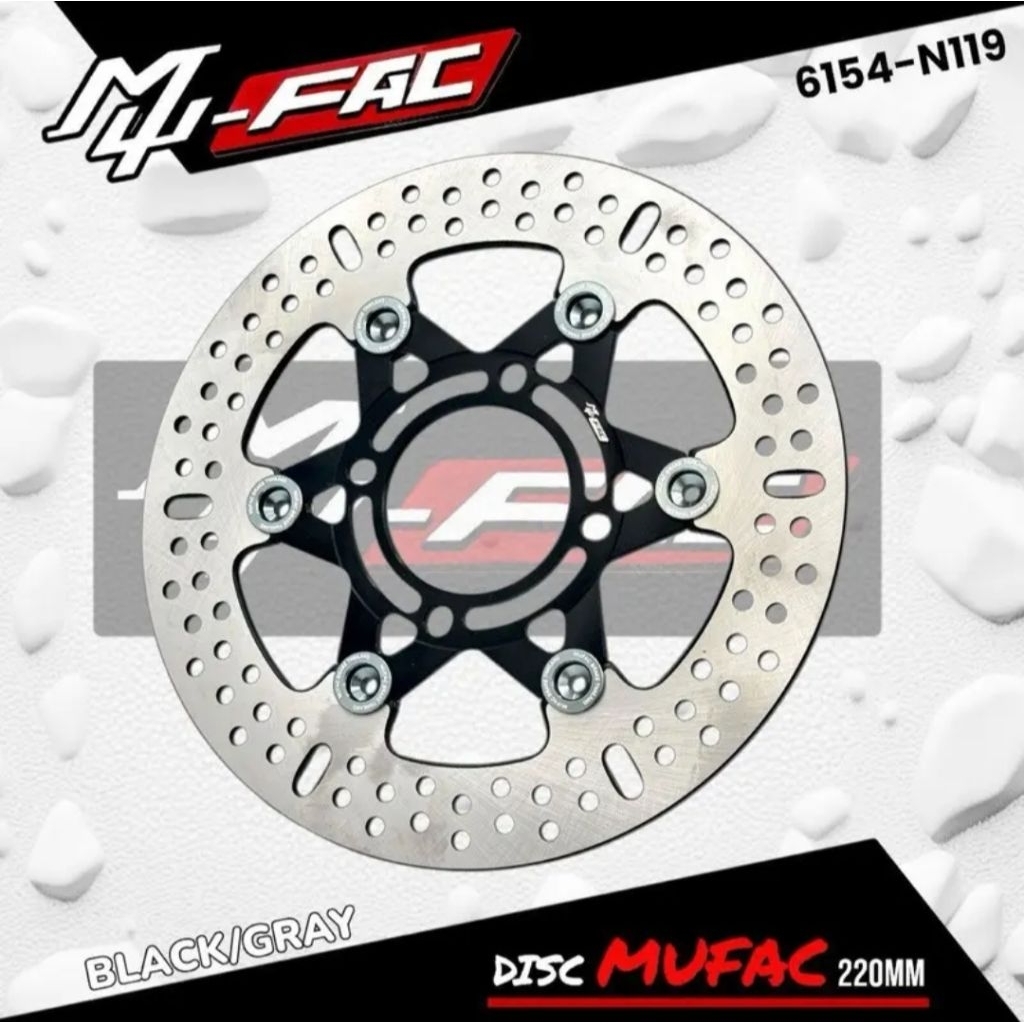 Jual Disk Break Disc Piringan Cakram Depan Rotor 3 Dimensi 220MM Beat ...