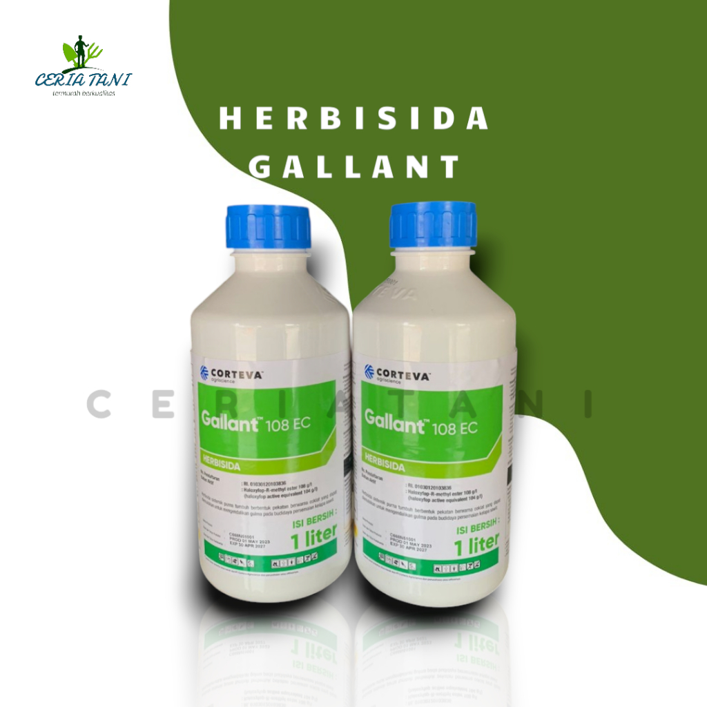 Jual Herbisida Gallant 108 EC 1 Liter Corteva/Racun Sistemik Gulma Daun ...